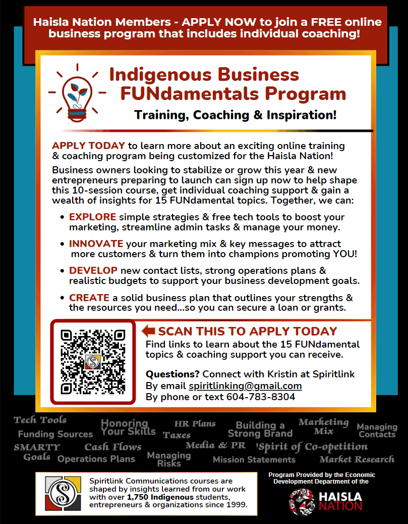 Indigenous Business FUNdamentals - Haisla Nation