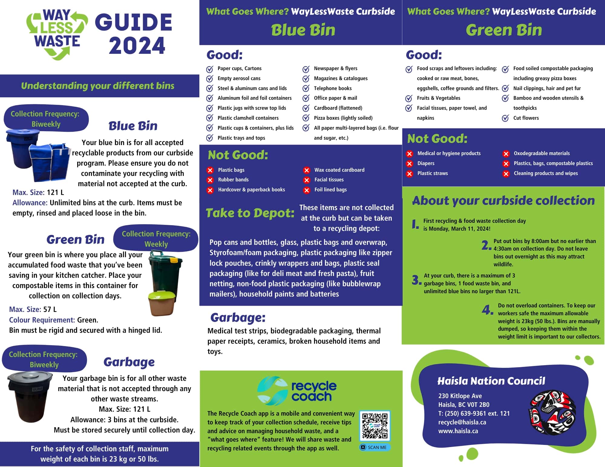 *Revised* 2024 Recycle Pick Up Calendar for Haisla Nation - Haisla ...